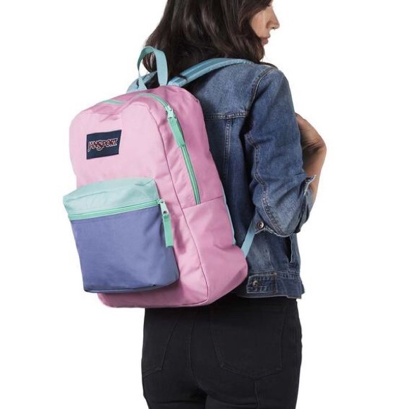 Urban Outfitters | Bags | Jansport Kawaii Pastels Color Block Backpack ...